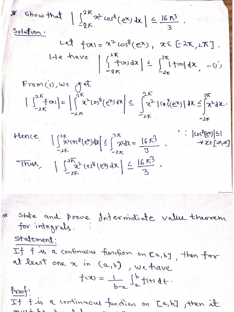 Intermediate Value Theorem | PDF