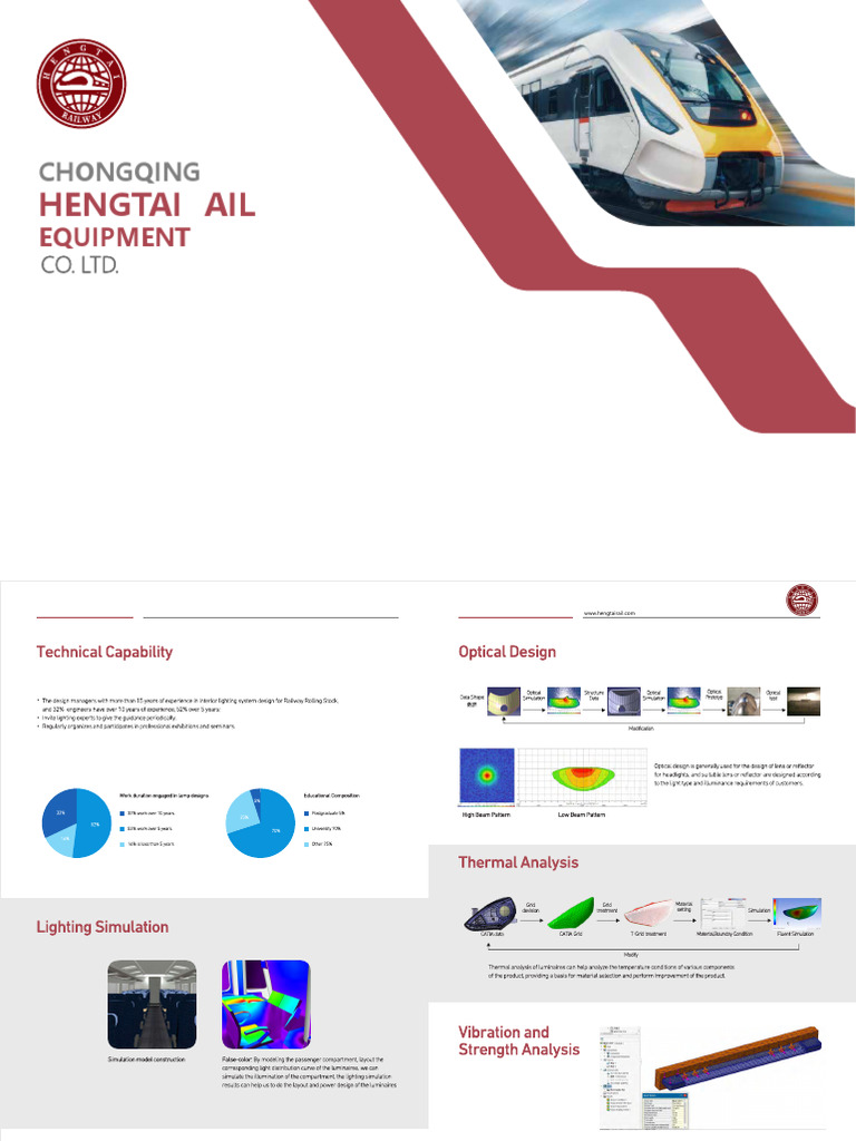 Railway Lighting Solutions by Hengtairail | PDF | Lighting | Public ...