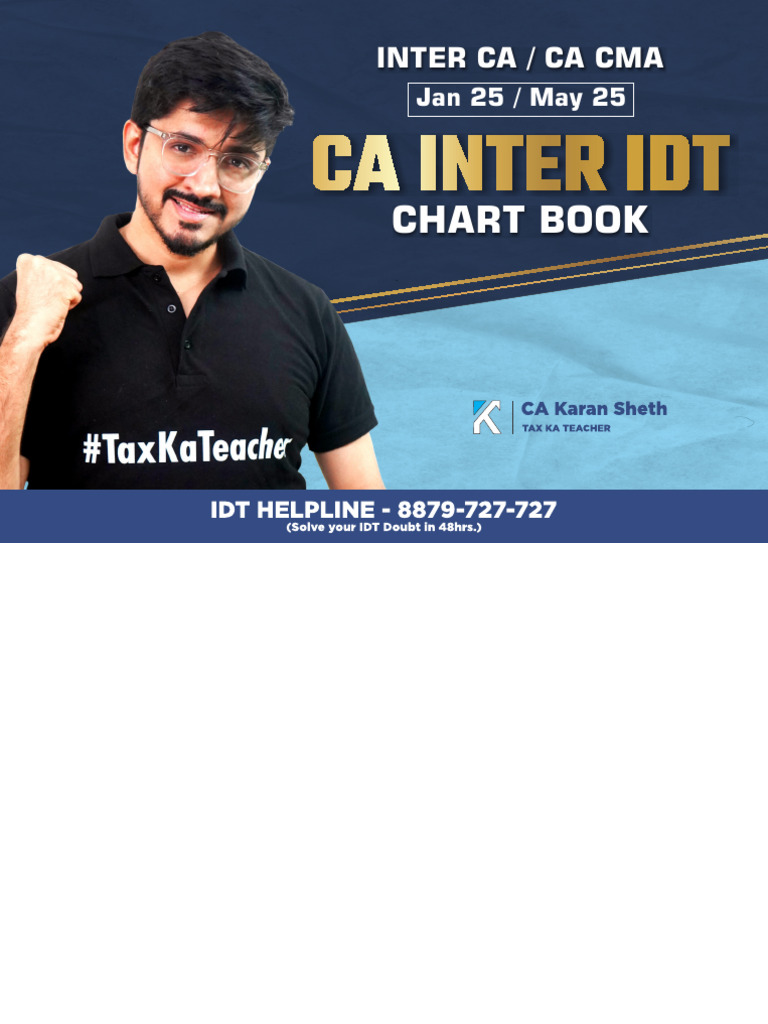 GST Chart Book (50pages) - CA Karan Sheth | PDF | Taxes | Excise