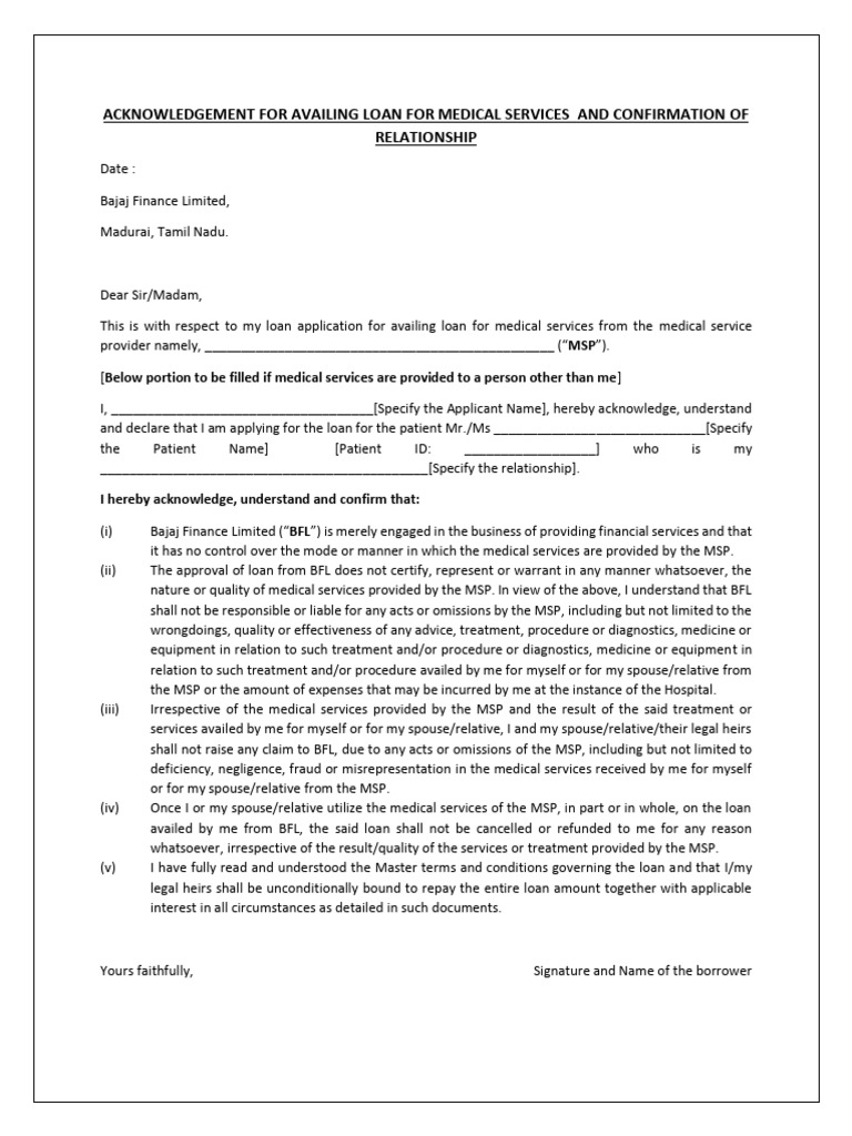 MSH Declaration & Relationship Form | PDF | Private Law | Common Law
