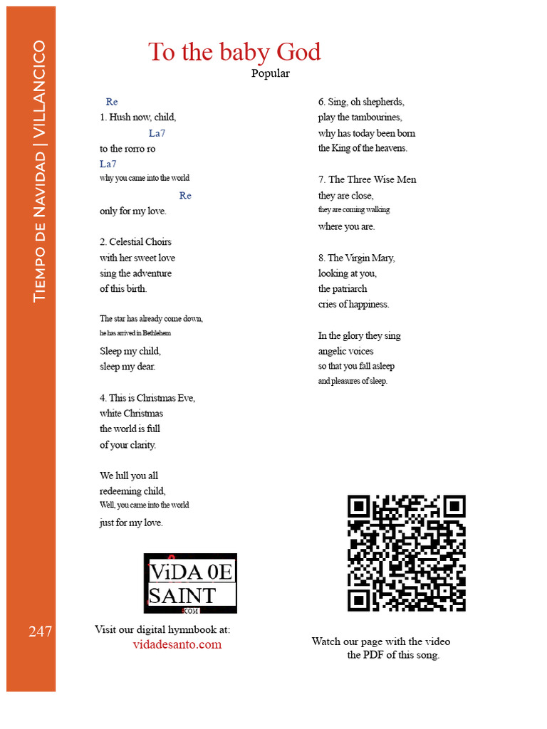 To La Rorro Nino To La Rorro Ra Lyrics PDF | PDF