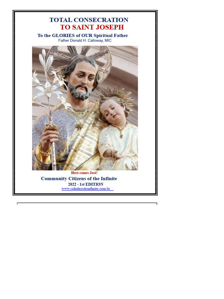 Total Consecration to Saint Joseph | PDF | Mary, Mother Of Jesus ...