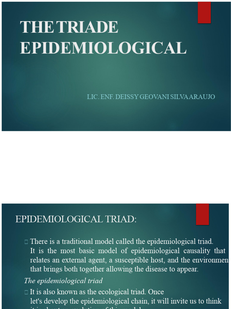 Understanding the Epidemiological Triad | PDF | Infection | Hepatitis