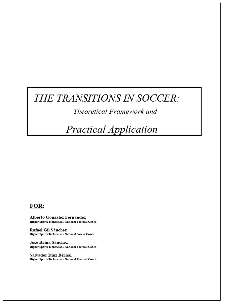 The Transitions in Football - Book | PDF | Association Football ...