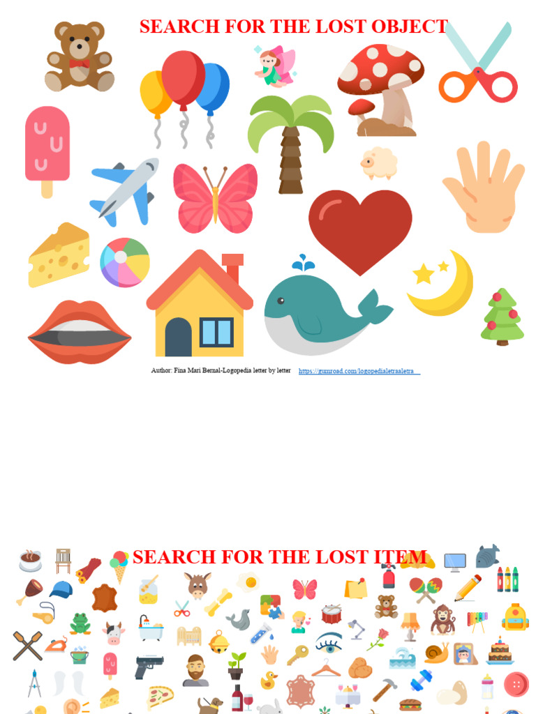 Search for the Lost Object Guide | PDF