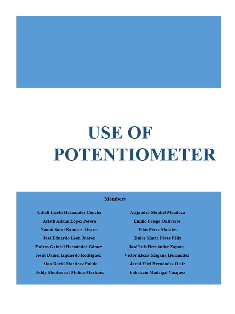 Potentiometer pH Measurement Guide | PDF | Ph | Chemistry