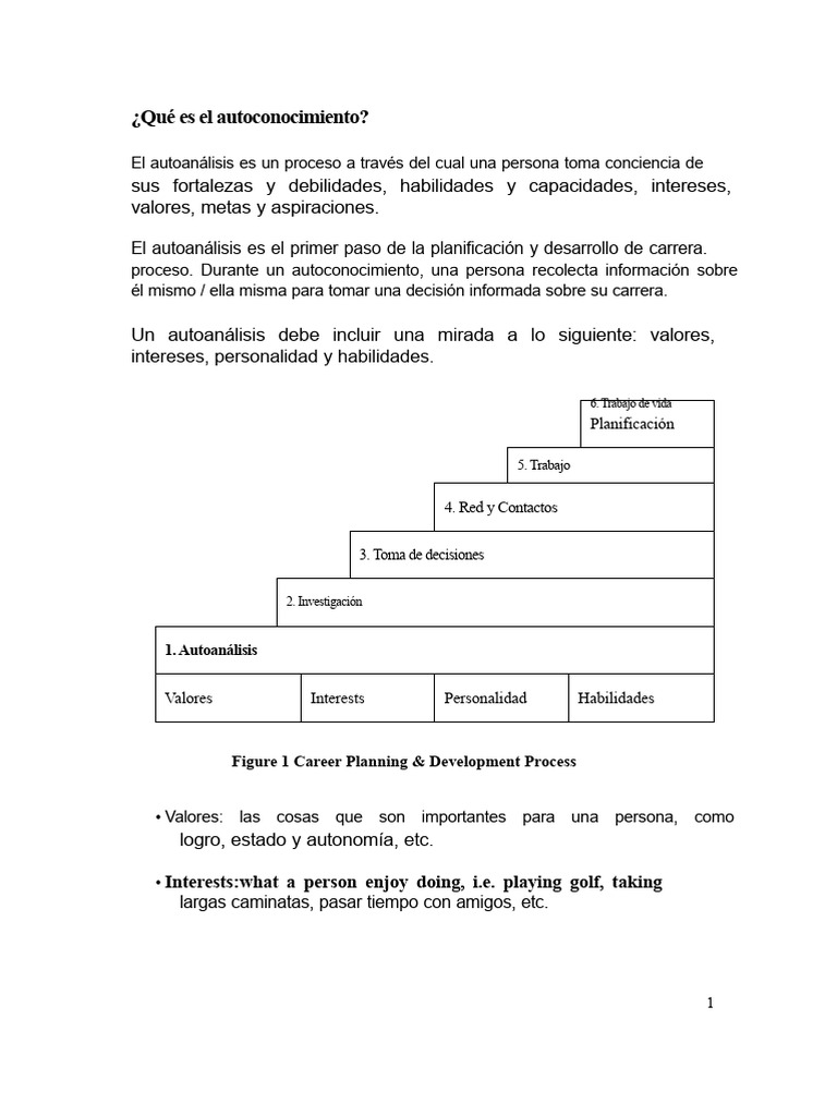 Autoanálisis | PDF | El establecimiento de metas | Cognición