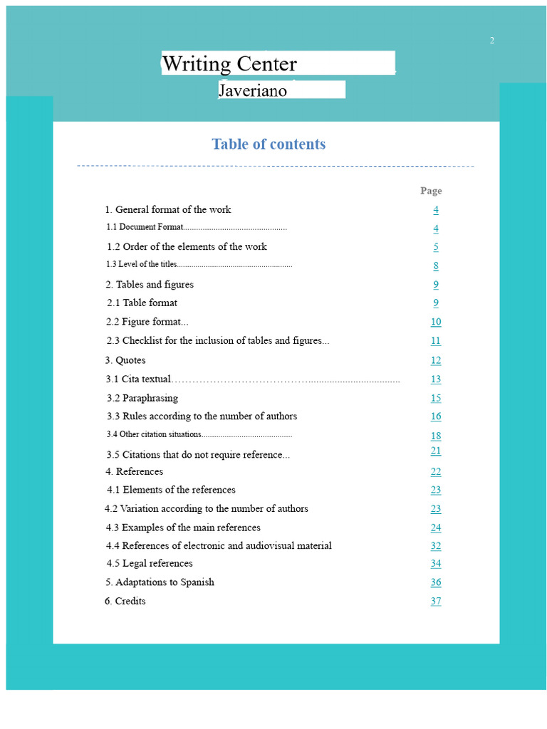 General Format of APA Work | PDF | Apa Style | Citation