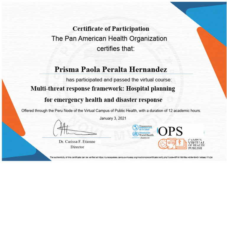 Multi-Threat Response Framework Hospital Planning For Emergency Health ...