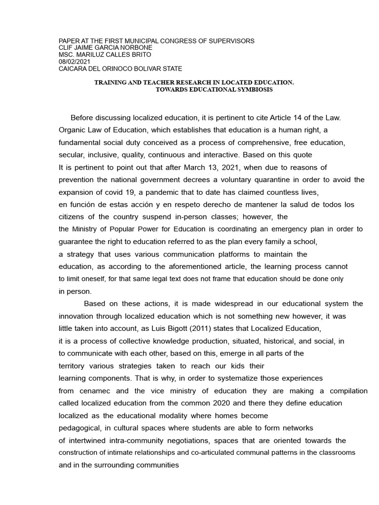 Localized Education Strategies During COVID-19 | PDF | Pedagogy ...