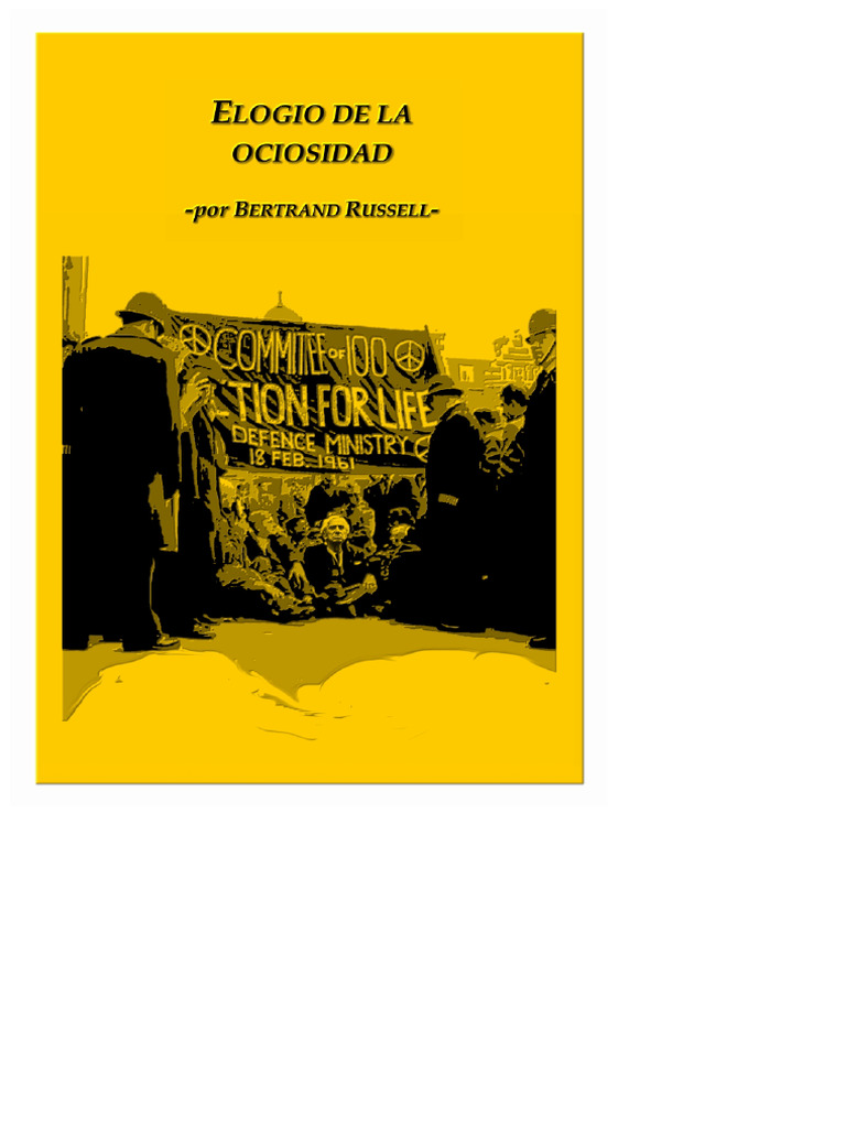 In Praise of Idleness - Bertrand Russell | PDF