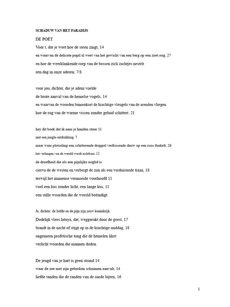 Schaduw Van Het Paradijs | PDF