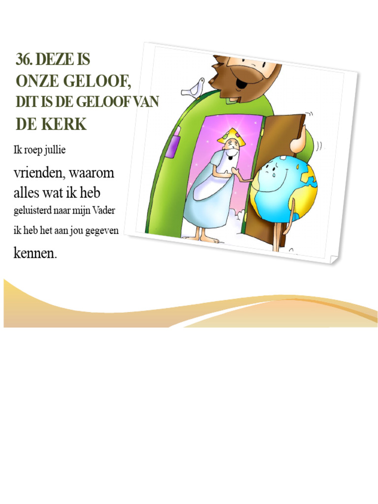 3-36. Dit Is Ons Geloof, Dit Is Het Geloof Van de Kerk | PDF