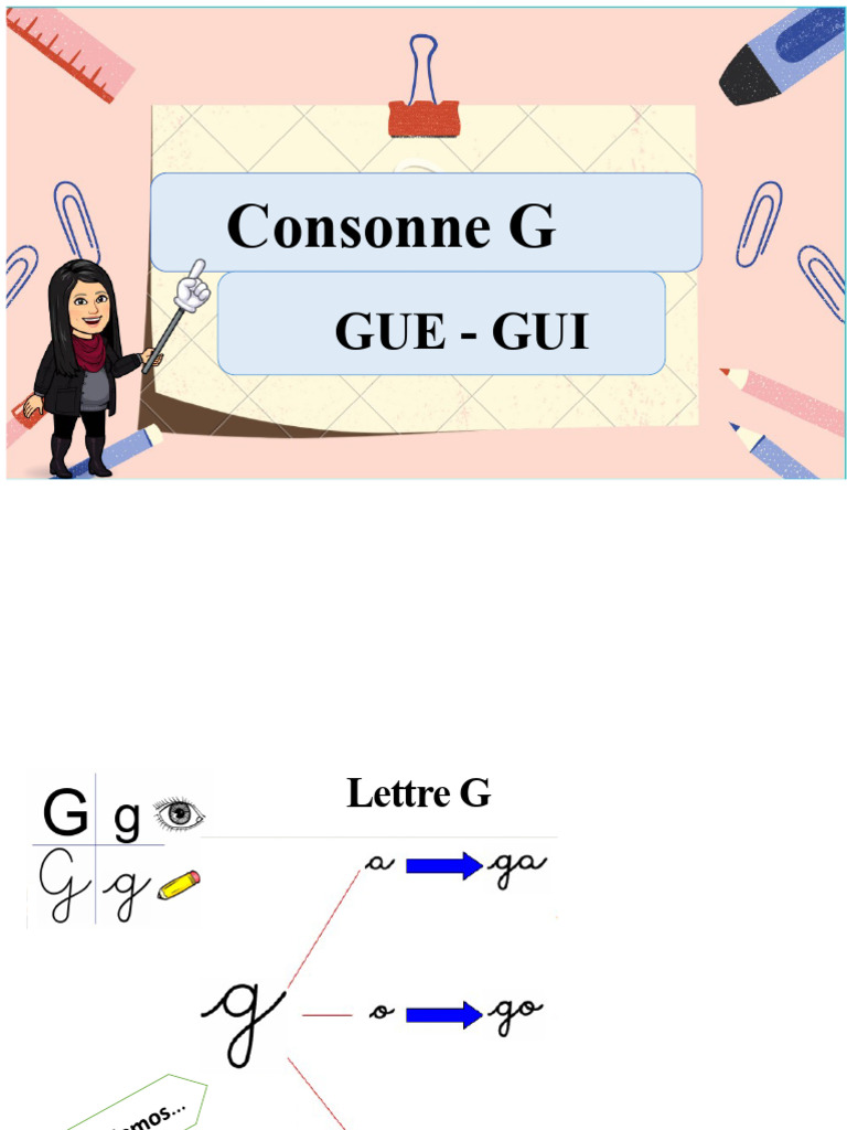 Activités sur les syllabes GUE et GUI | PDF