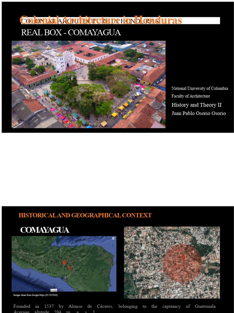 COLONIAL ARCHITECTURE IN HONDURAS | PDF