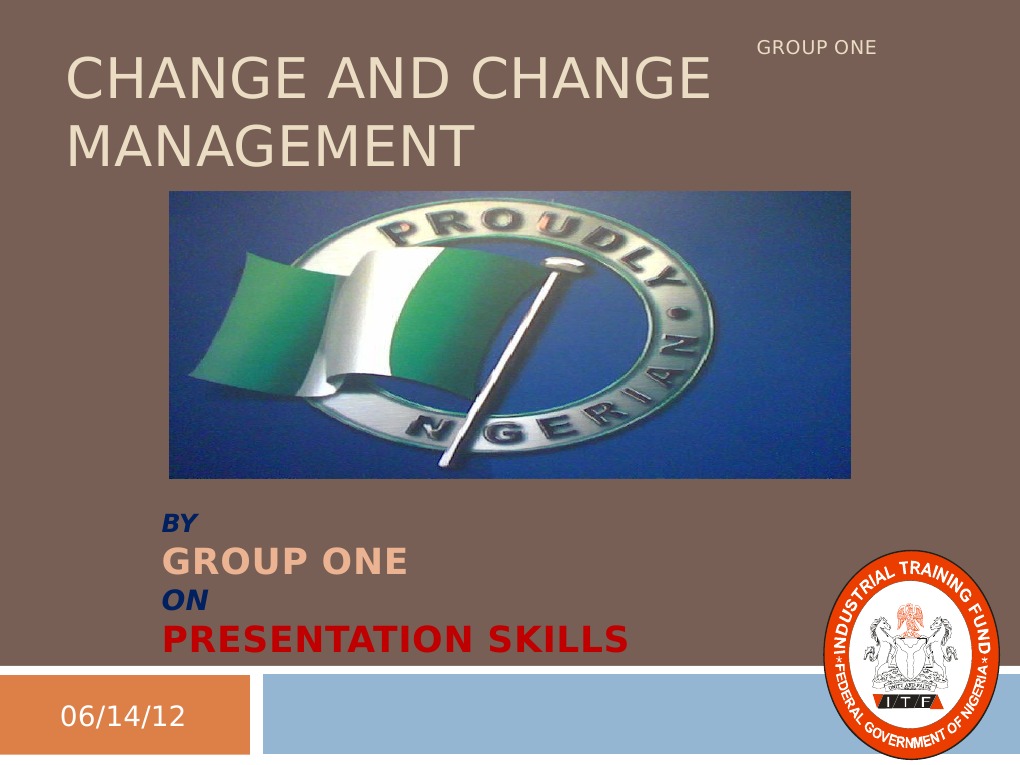 Change Management in CFE - ppt2 | PDF | Change Management ...