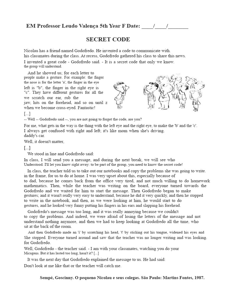 Secret Code - Interpretation | PDF