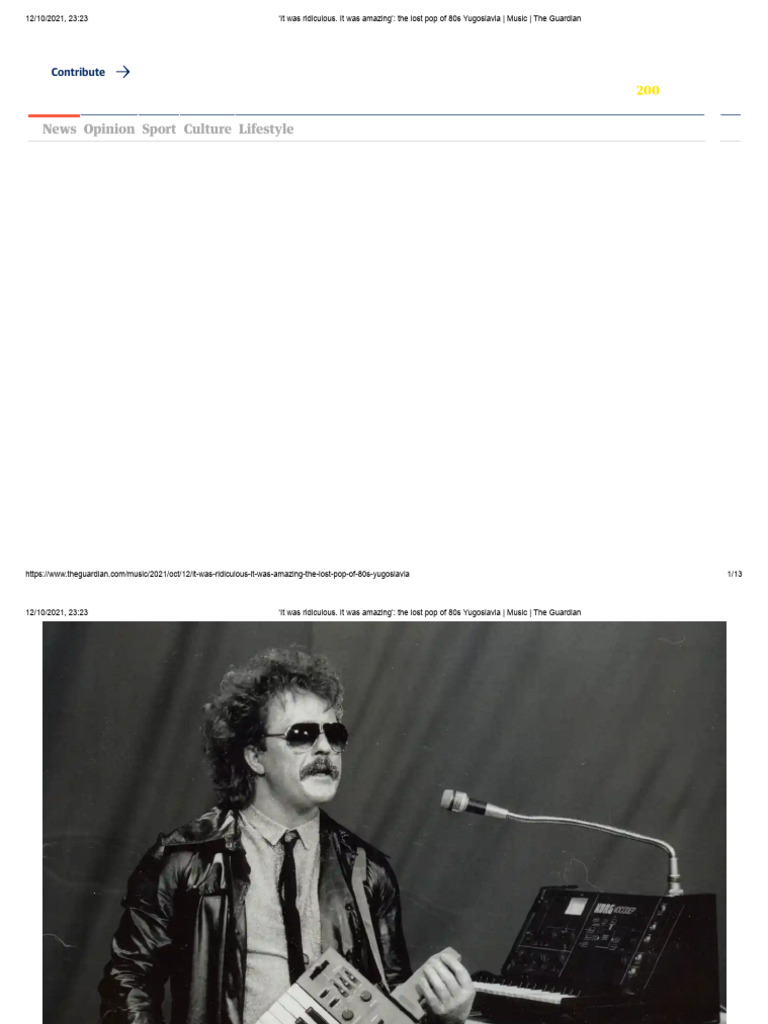 It Was Ridiculous. It Was Amazing' - The Lost Pop of 80s Yugoslavia ...