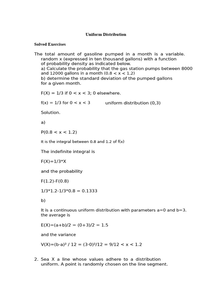 Corrected _Uniform Distribution_ Arciniega Jorge | PDF | Probability ...