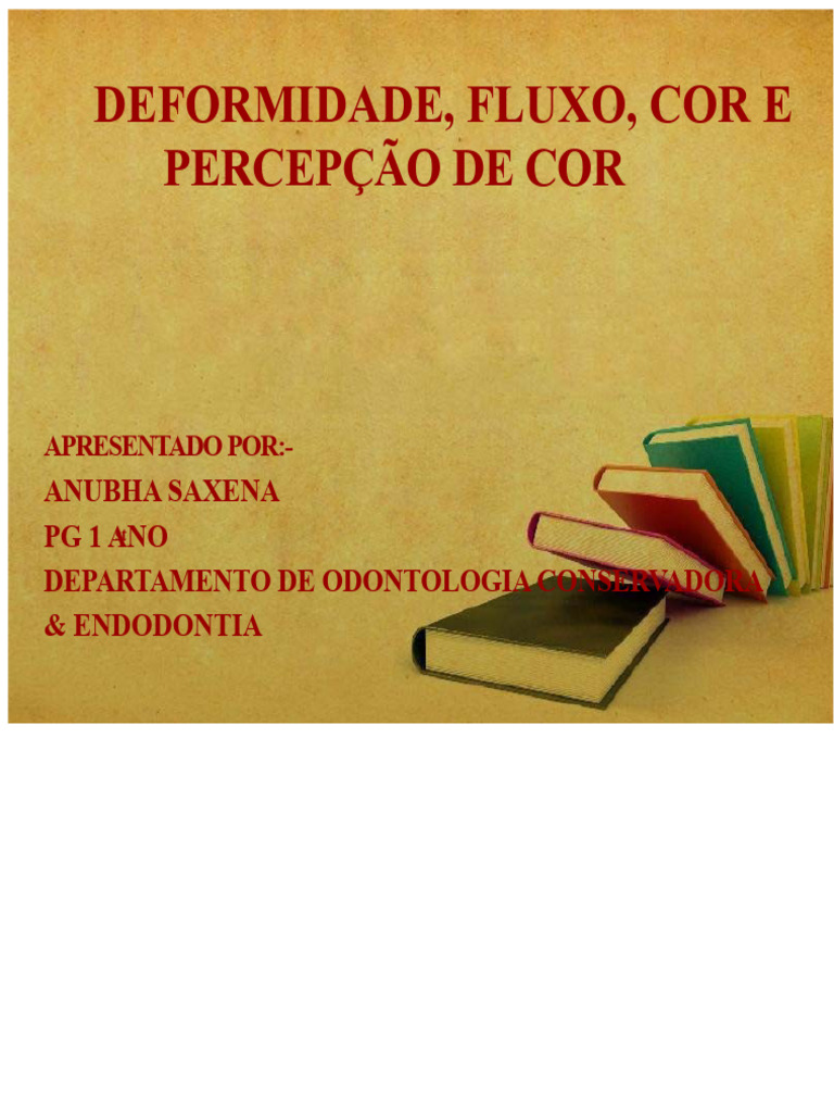 CREEP, FLUXO, COR E PERCEPÇÃO DE COR.pptx | PDF | Cor | Radiação ...