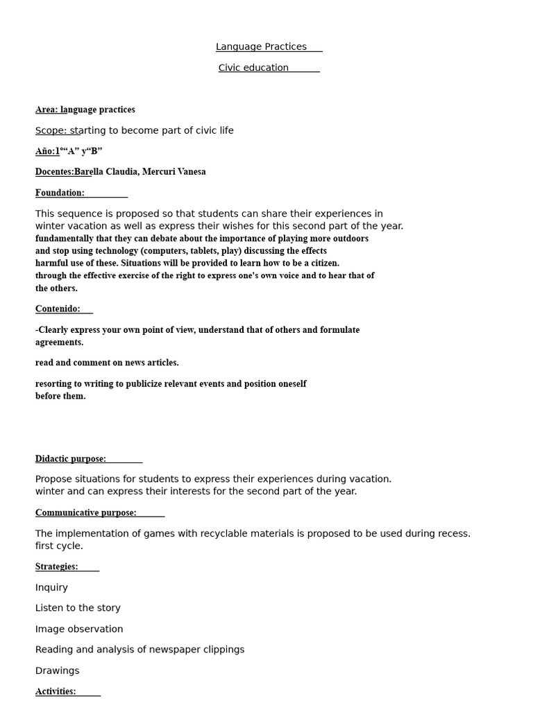 Language Practices Winter Cows | PDF