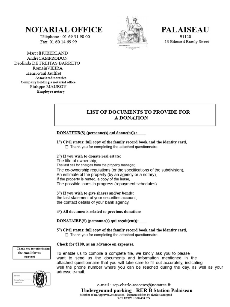 List of Items For Donation | PDF | Capital Gain | Inheritance