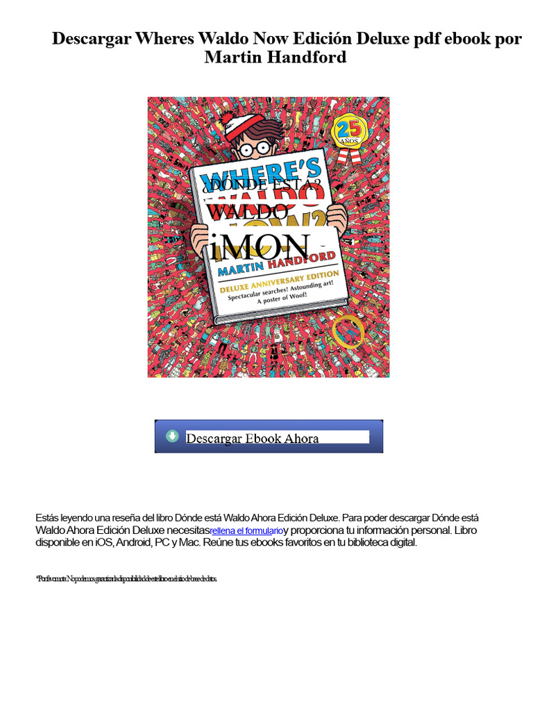 Descarga Dónde está Waldo Ahora Deluxe | PDF