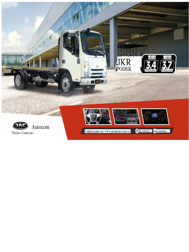 Especificações Técnicas do Veículo JKR | PDF | Motores | Veículo motorizado