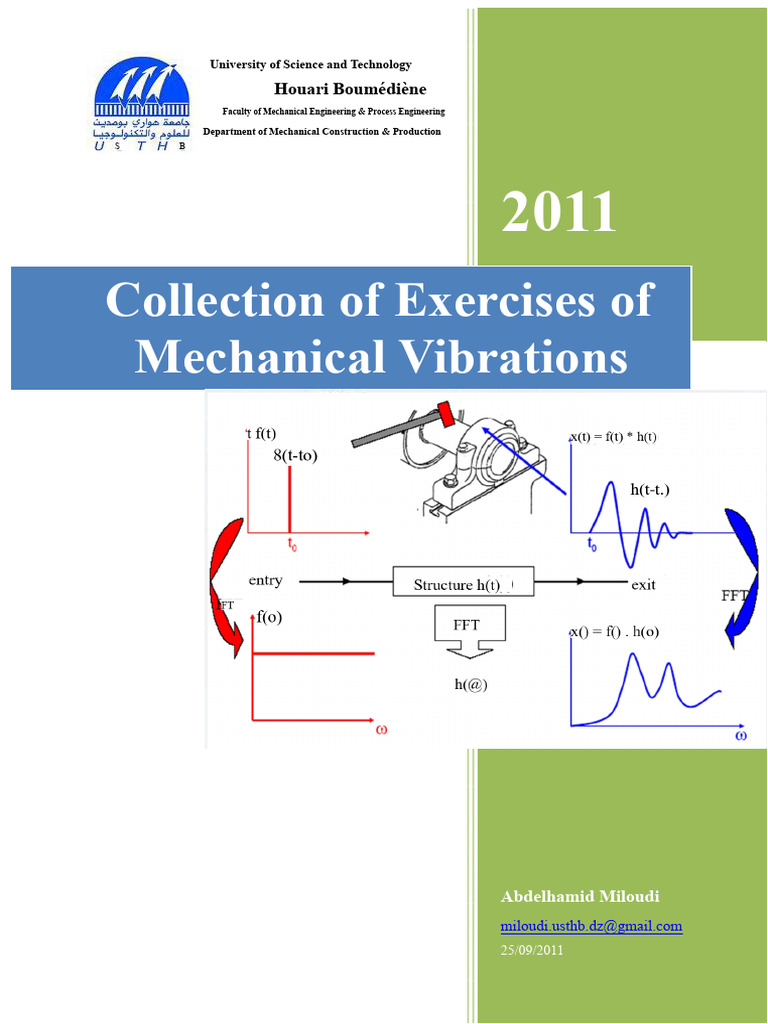 Mechanical Vibrations Exercises Collection | PDF | Damping | Oscillation