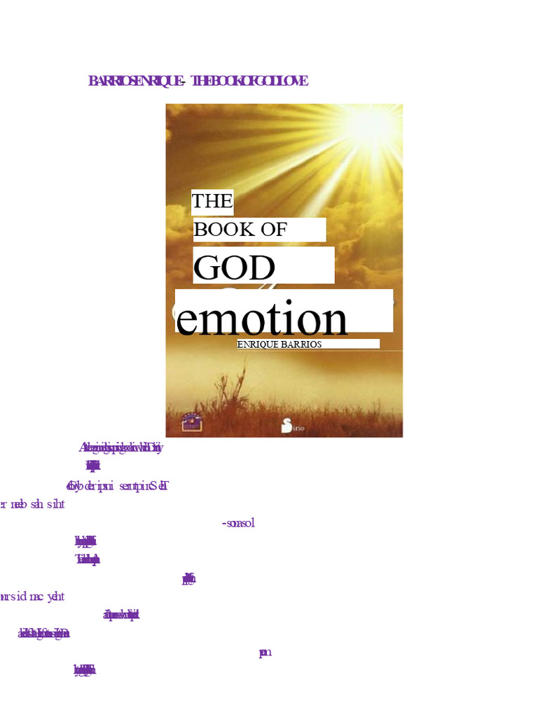 The Book of God's Love | PDF