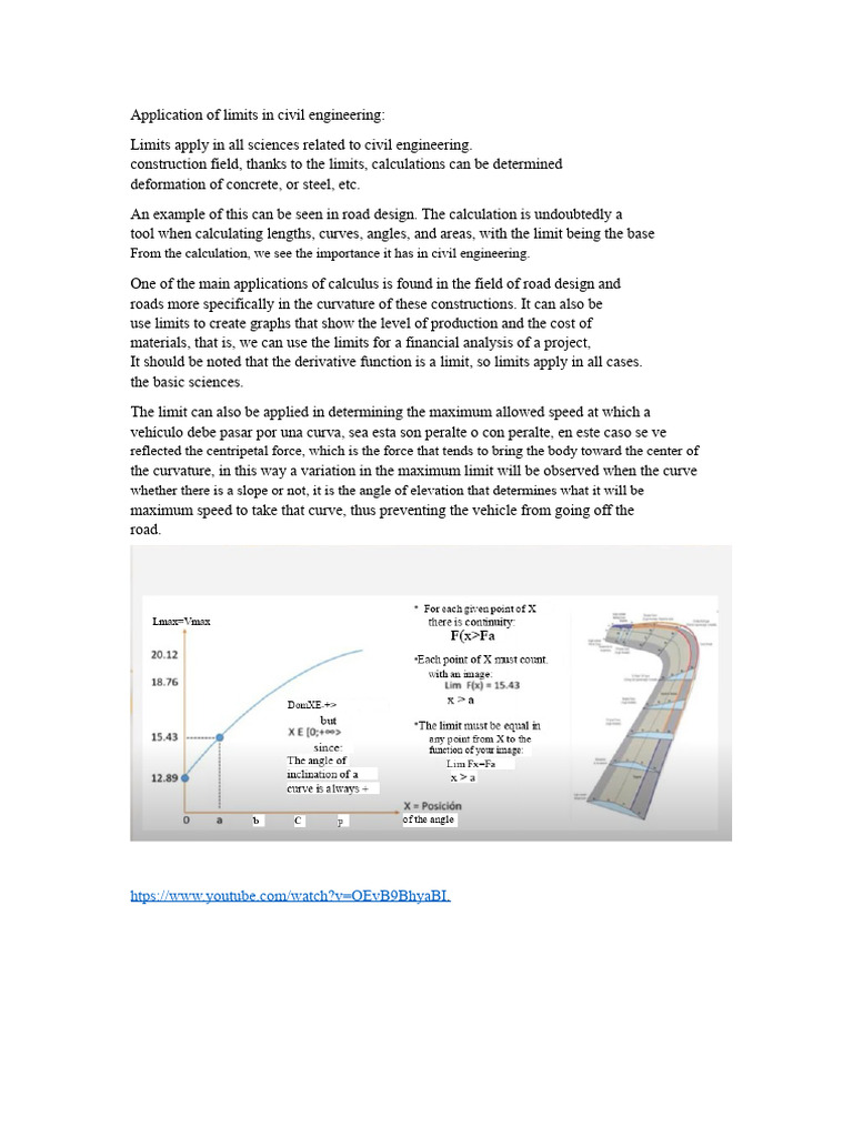 Application of Limits in Civil Engineering | PDF