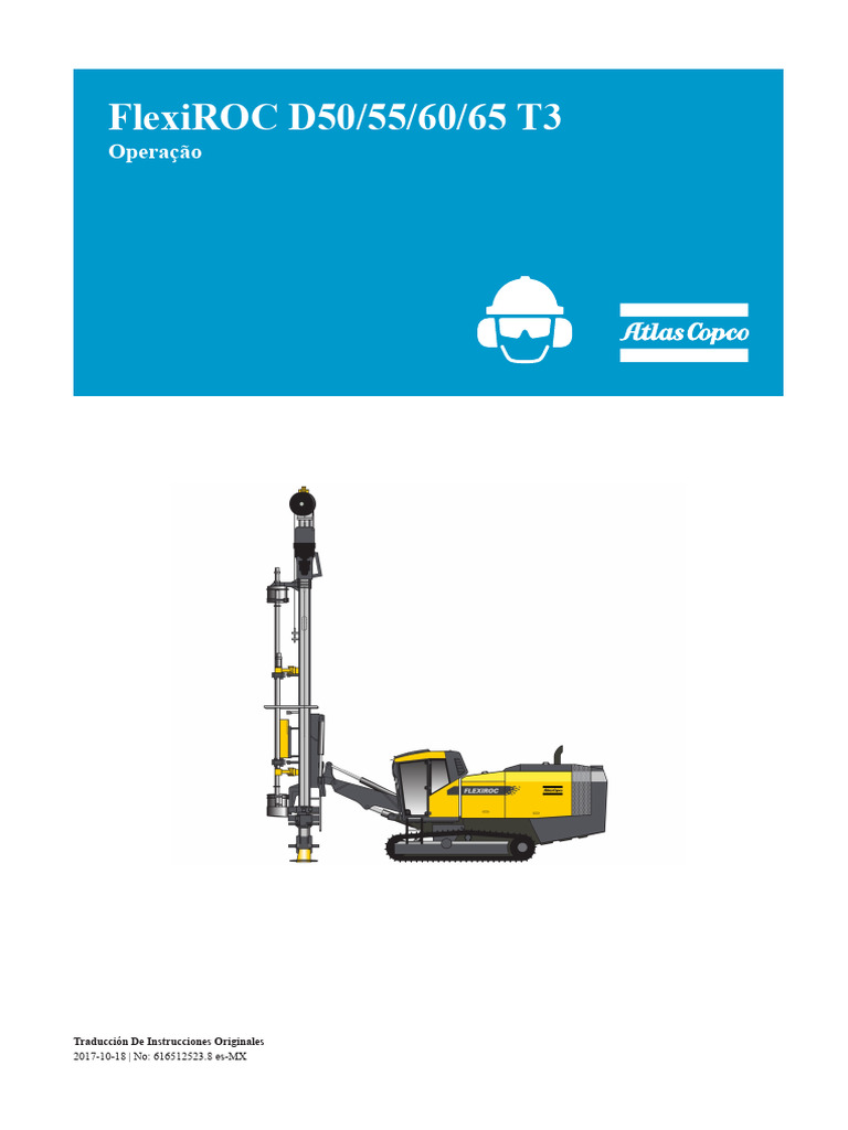 FlexiROC-D65-Manual de Operação | PDF | Motores | Bomba