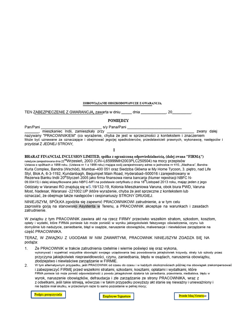 Format umowy zabezpieczenia 2019.pdf | PDF