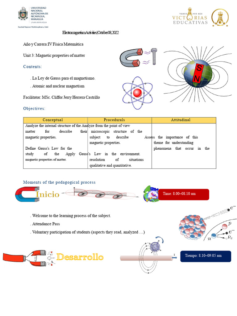 Electromagnetism Activities October 08, 2022 | PDF | Magnetism