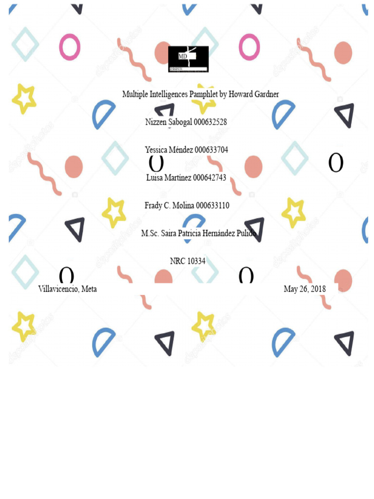 Multiple Intelligences Booklet | PDF | Intelligence | Neuroscience