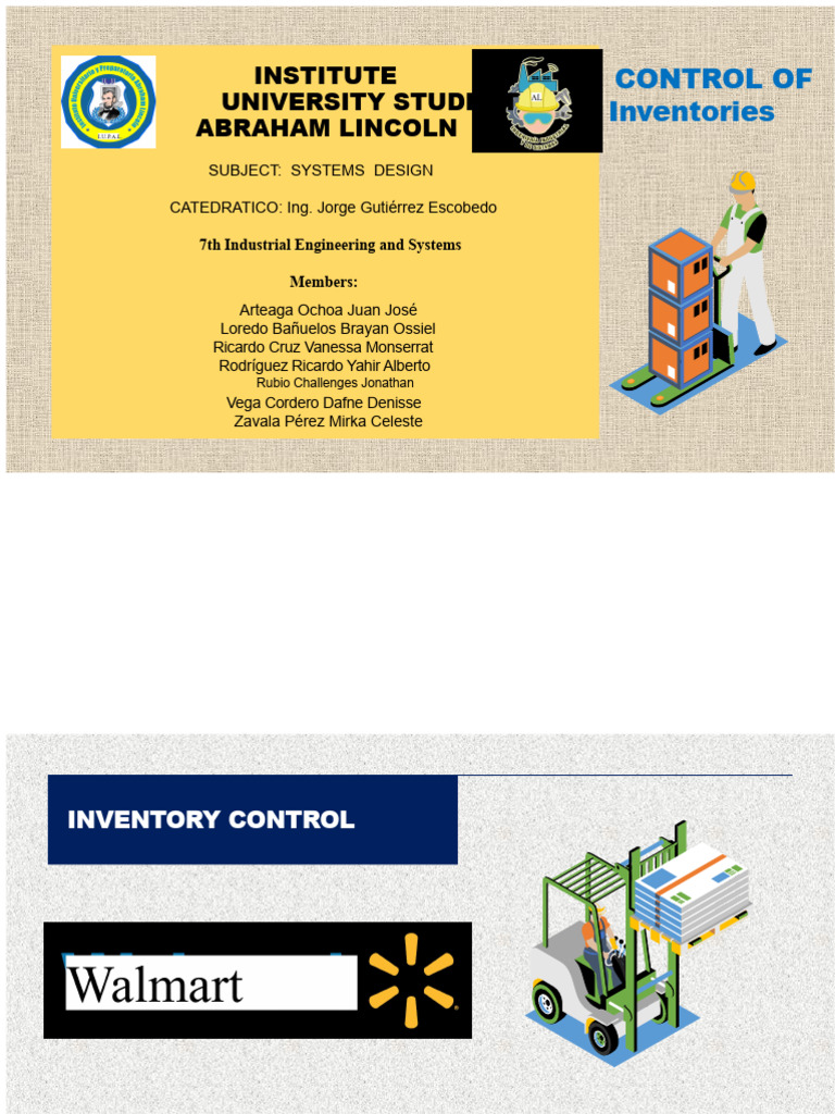 Inventory Control at Walmart | PDF | Inventory | Service Industries