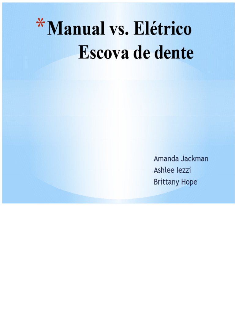 escova-de-dente-elétrica-powerpoint donneee 2 | PDF | Escova de dental ...