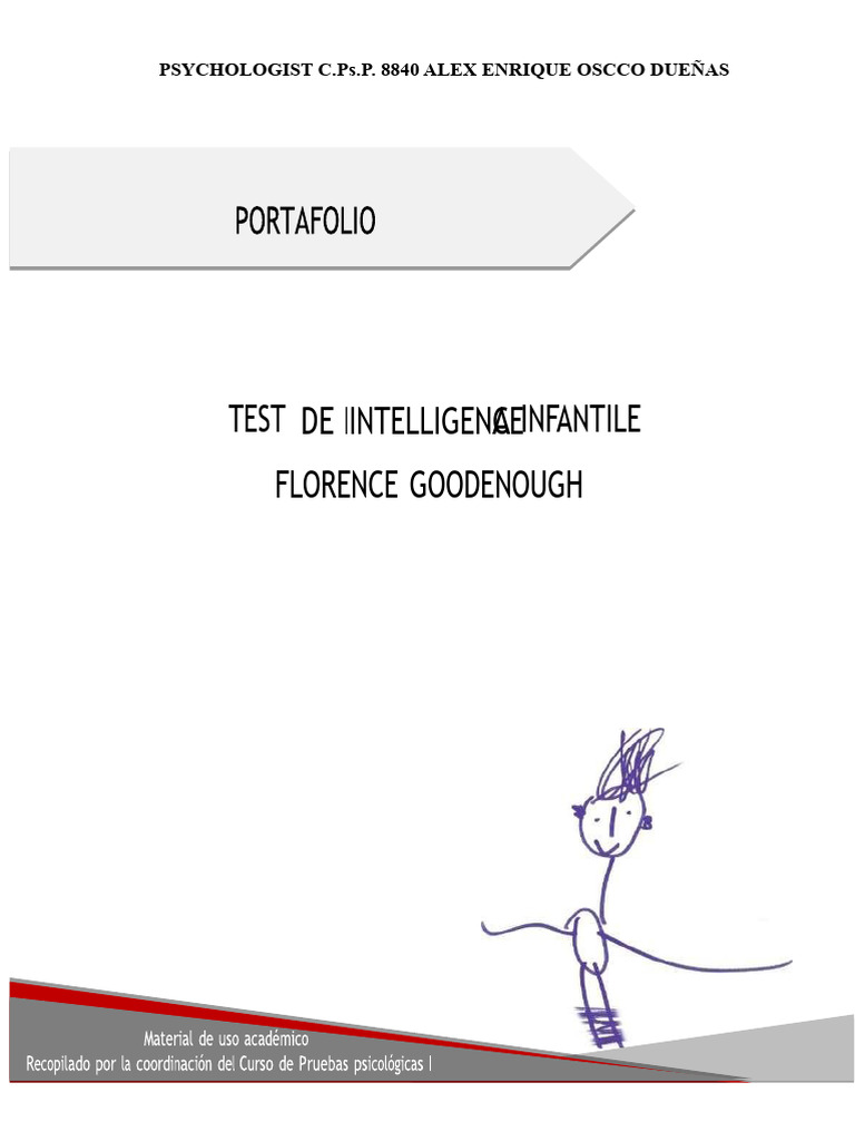 GOODENOUGH HARRIS TEST (1)(1) | PDF | Intelligence Quotient | Intelligence