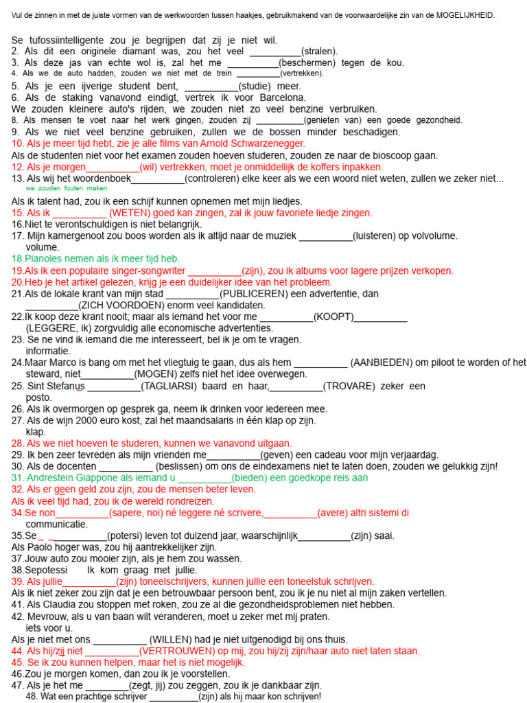 Hypothetische Mogelijkheid Test | PDF