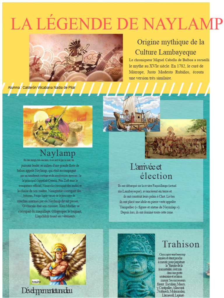 La légende de Naylamp : Culture Lambayeque | PDF