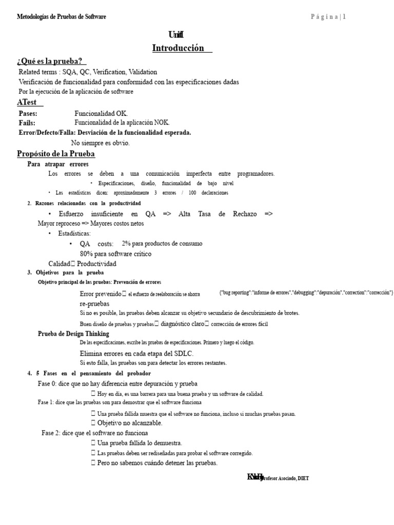 Notas de Stm Unidad 1 | PDF | Software | Programa de computadora