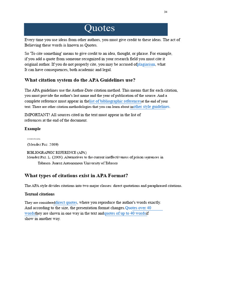 APA Citation Guidelines Explained | PDF | Citation | Bracket