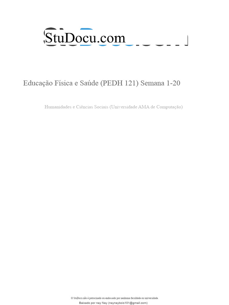 educação-física-e-saúde-pedh-121-semana-1-20 (1) | PDF | Músculo