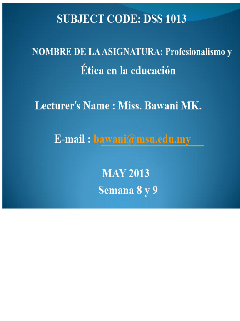 Responsabilidad Del Maestro | PDF | Evaluación | Enseñando