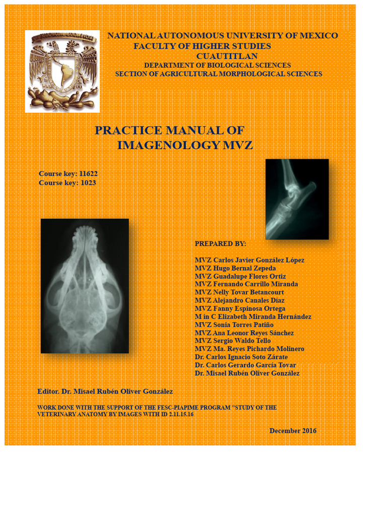 Manual-Practices Imaging | PDF | Radiography | X Ray