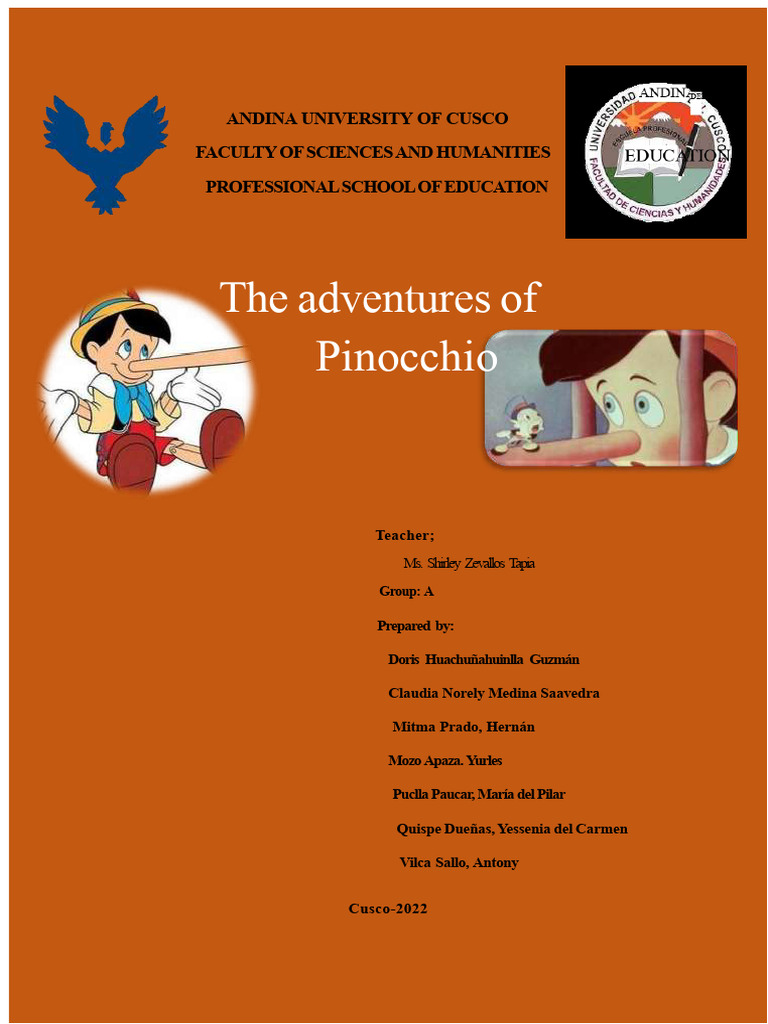 Pinocchio's Adventures Summary | PDF | Pinocchio