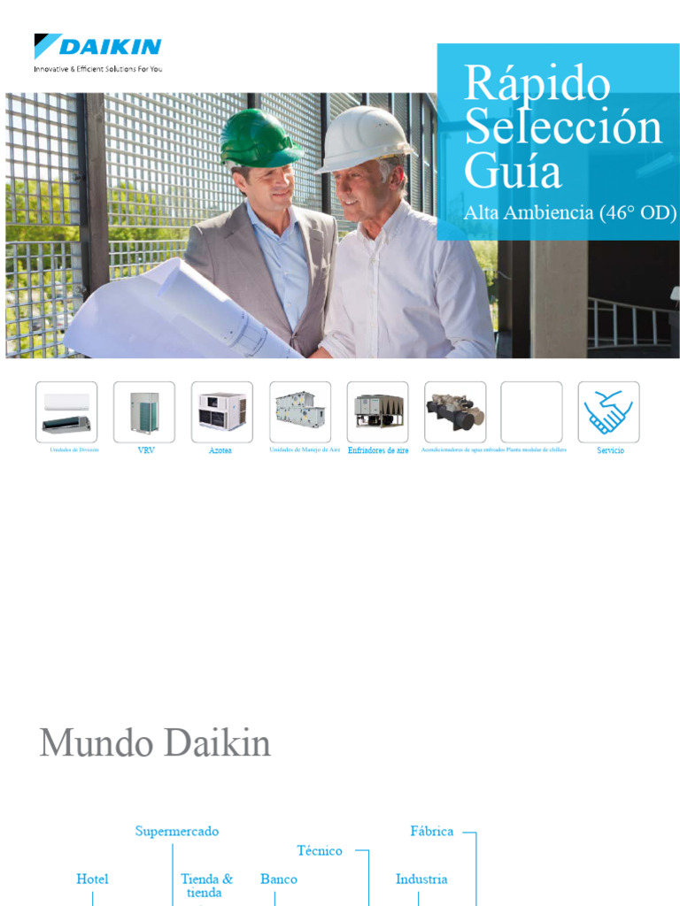 Guía de Selección Rápida Daikin | PDF | Fenómenos de transporte ...