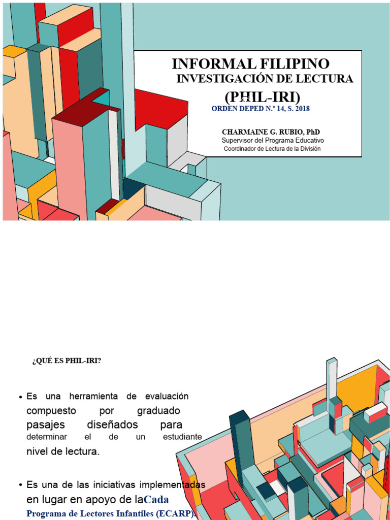 Evaluación de Lectura PHIL-IRI 2018 | PDF