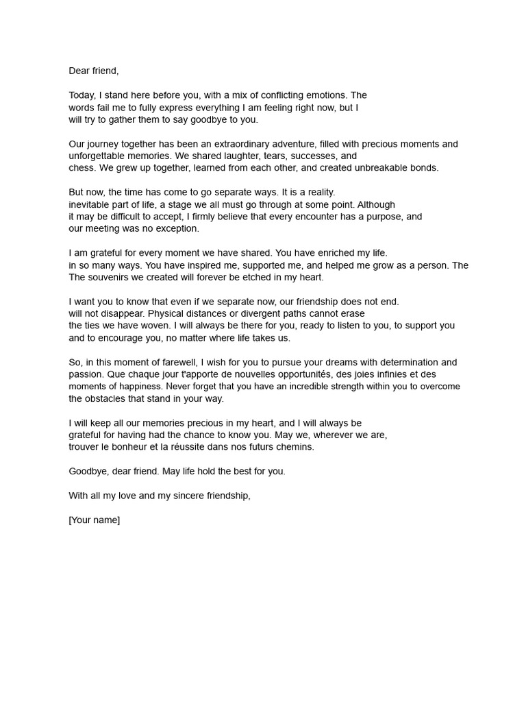 Goodbye | PDF