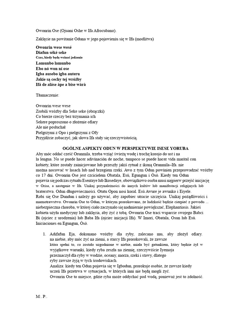 Owonrin Ose | PDF